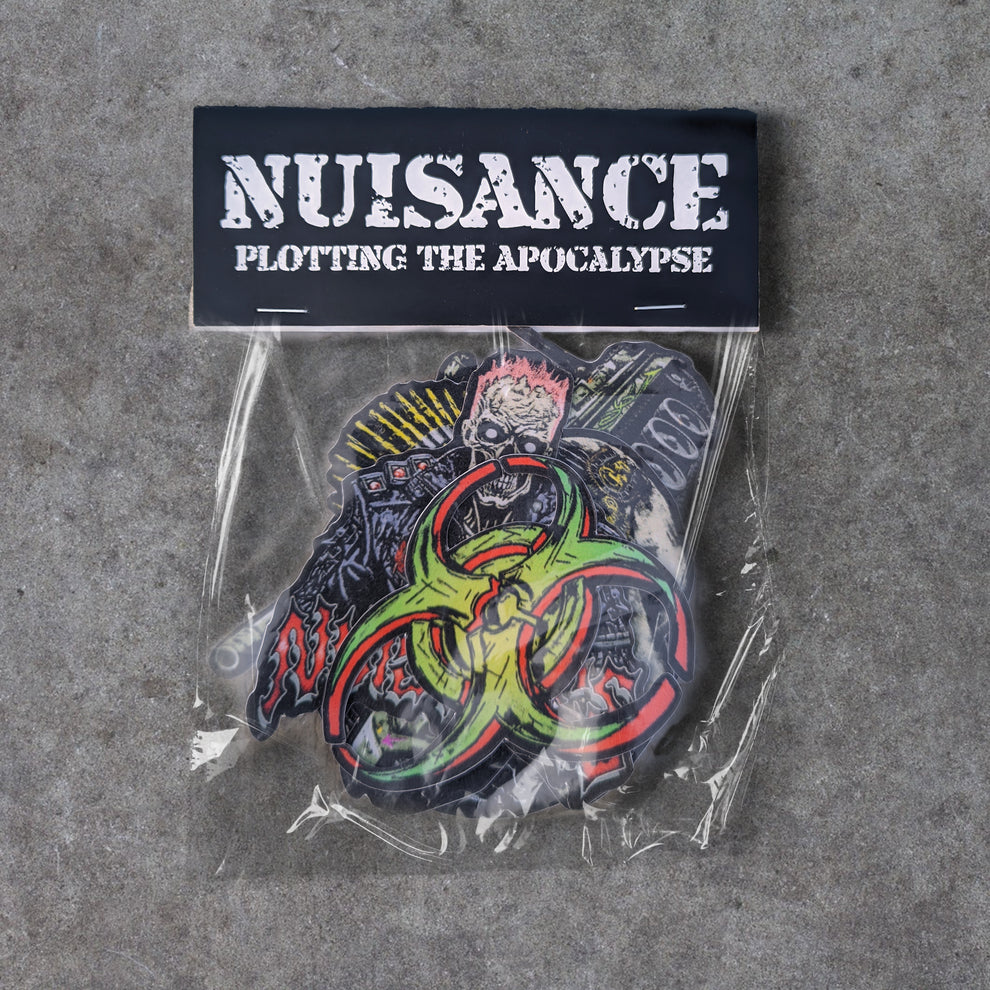 Plotting The Apocalypse Sticker Pack – Nuisance